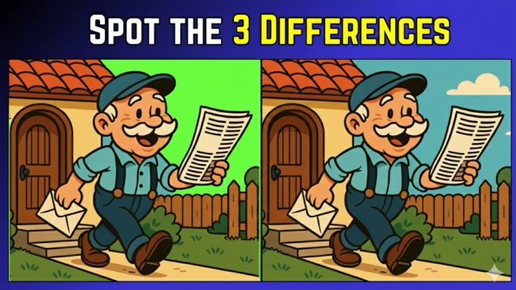 Spot the Difference Game: Can You Find All 3 Differences in This Family ...