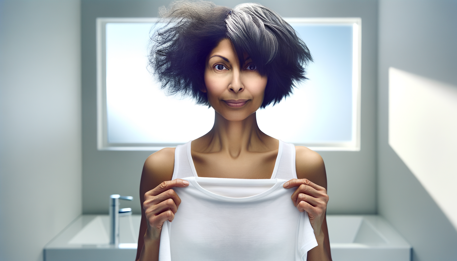 Why Air-Drying Short Hair Gets Frizzy—and How Plopping with a T-Shirt ...
