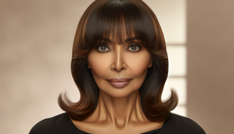 This Curtain Bangs Style Smooths Forehead Lines and Makes Your Eyes Pop ...