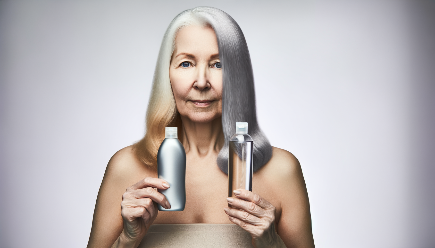 The Hair Product Mistake That Turns Gray Hair Yellow (And the Clear ...